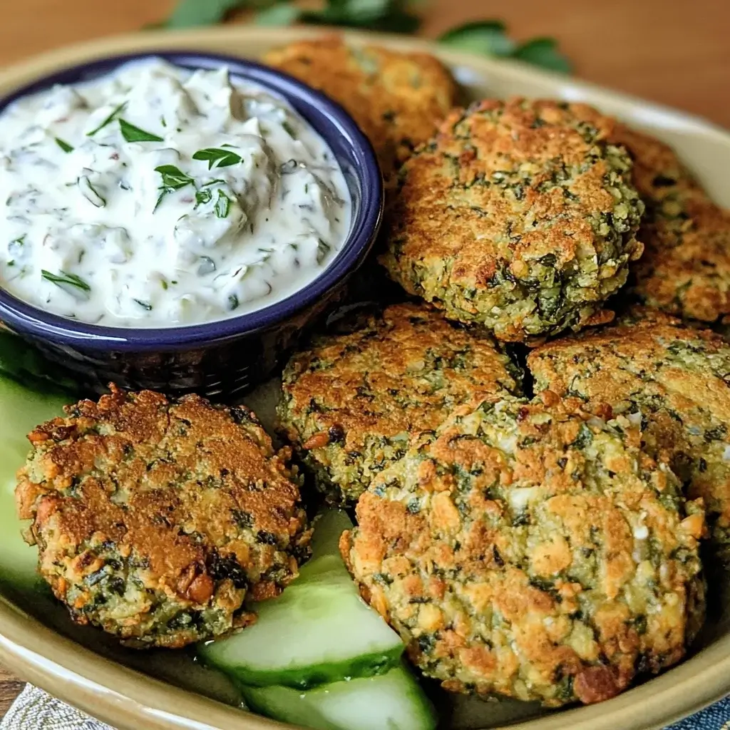 Baked Falafel with Tzatziki – OurKitchenRecipe.com