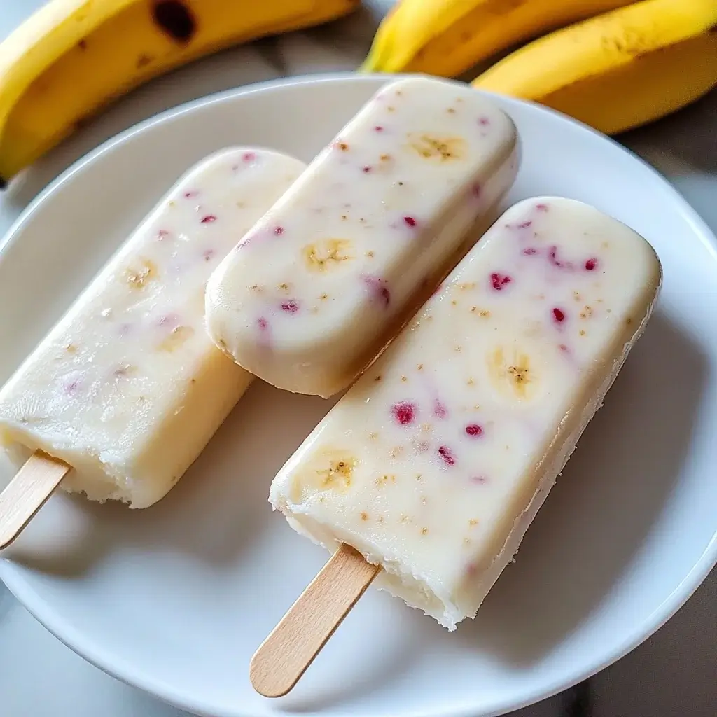 Frozen Banana Yogurt Pops – OurKitchenRecipe.com