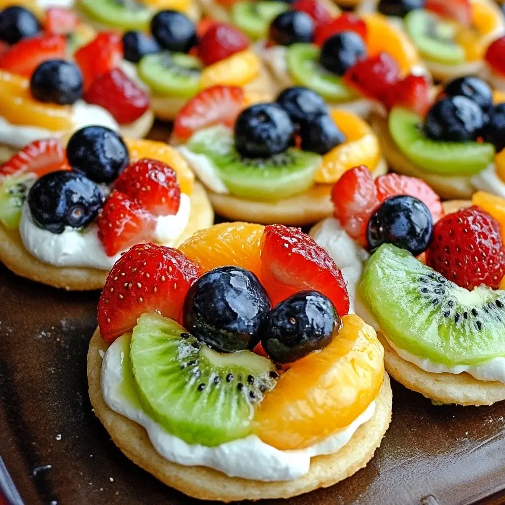 Mini Fruit Pizza Rounds – OurKitchenRecipe.com