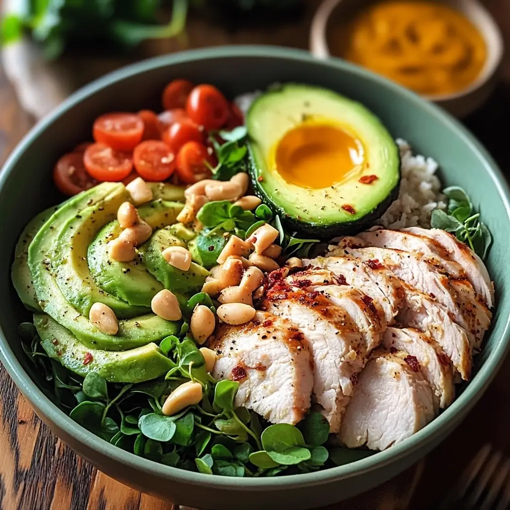 Turkey & Avocado Power Bowl - OurKitchenRecipe.com