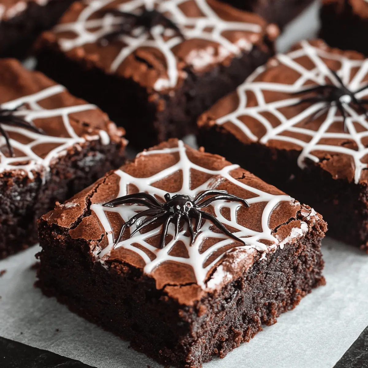 Easy Creepy Spider Web Brownies Recipe: Delicious & Fudgy