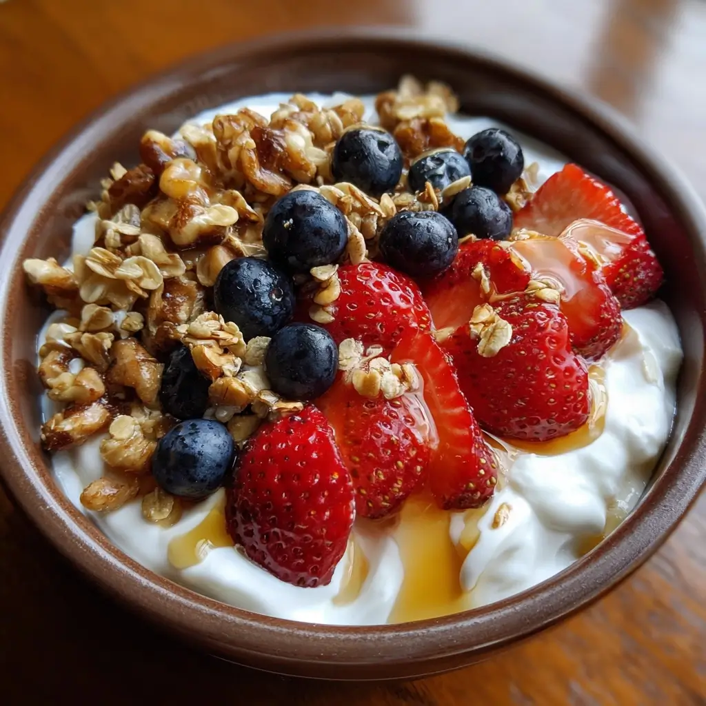 Greek Yogurt Honey Bowl Recipe - OurKitchenRecipe.com