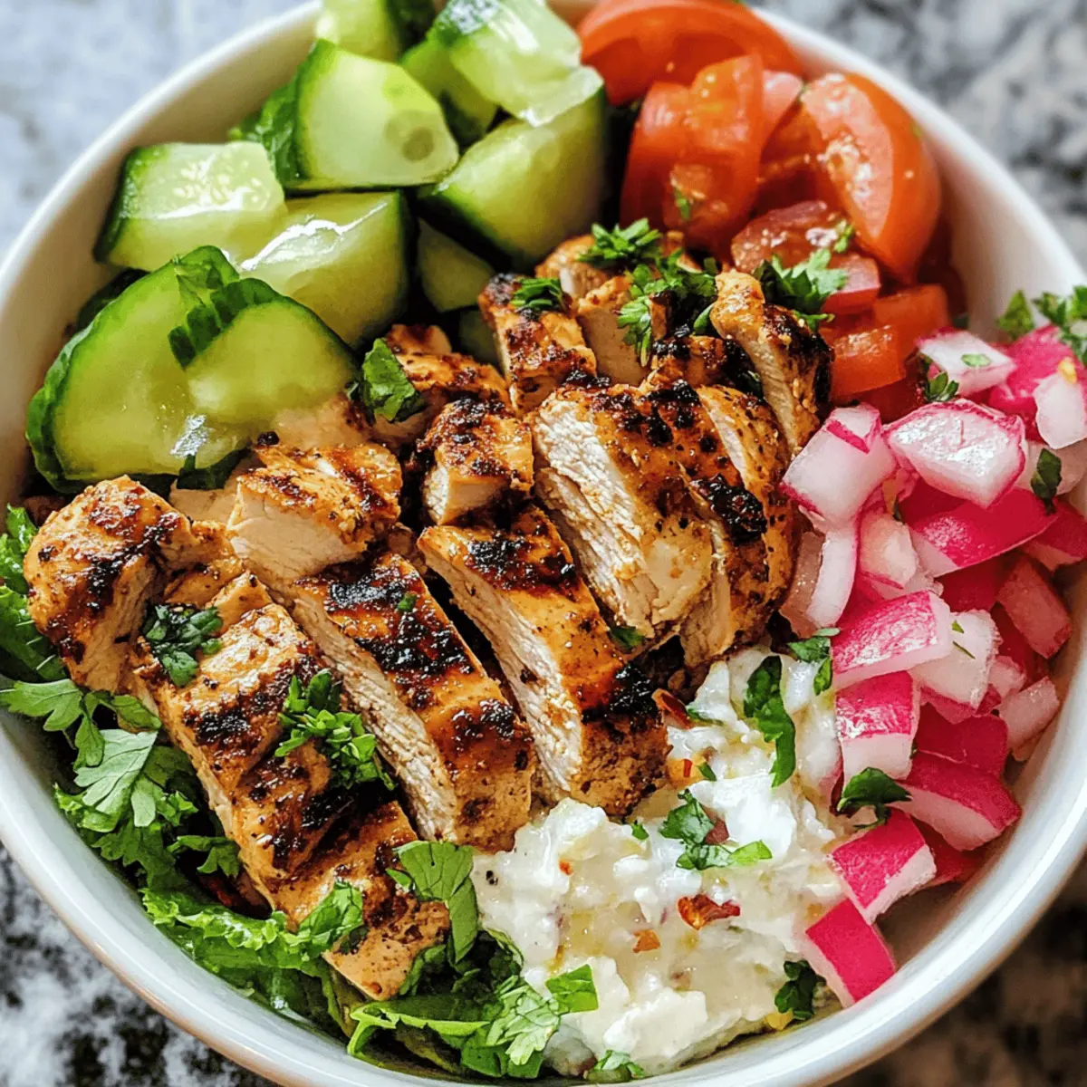 Ultimate Healthy Chicken Shawarma Bowl: Juicy, Delicious & Easy