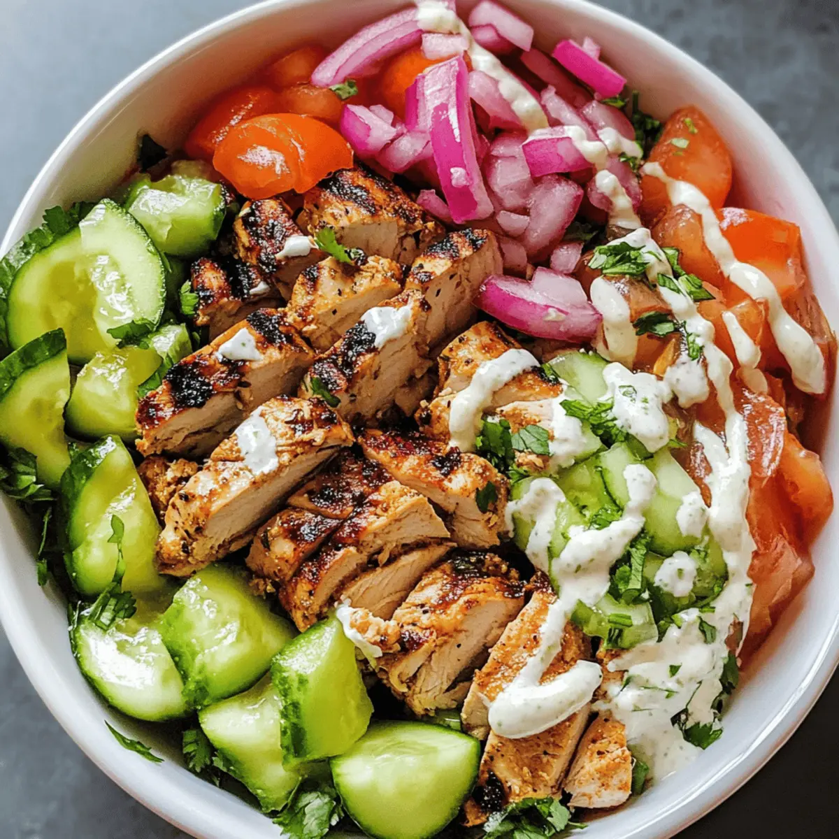 Ultimate Healthy Chicken Shawarma Bowl: Juicy, Delicious & Easy