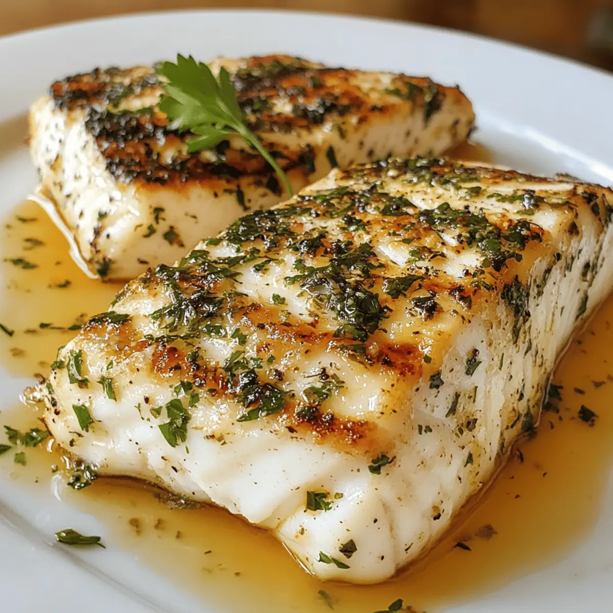Easy Healthy Grilled Halibut with Herbs: Delicious Flavor