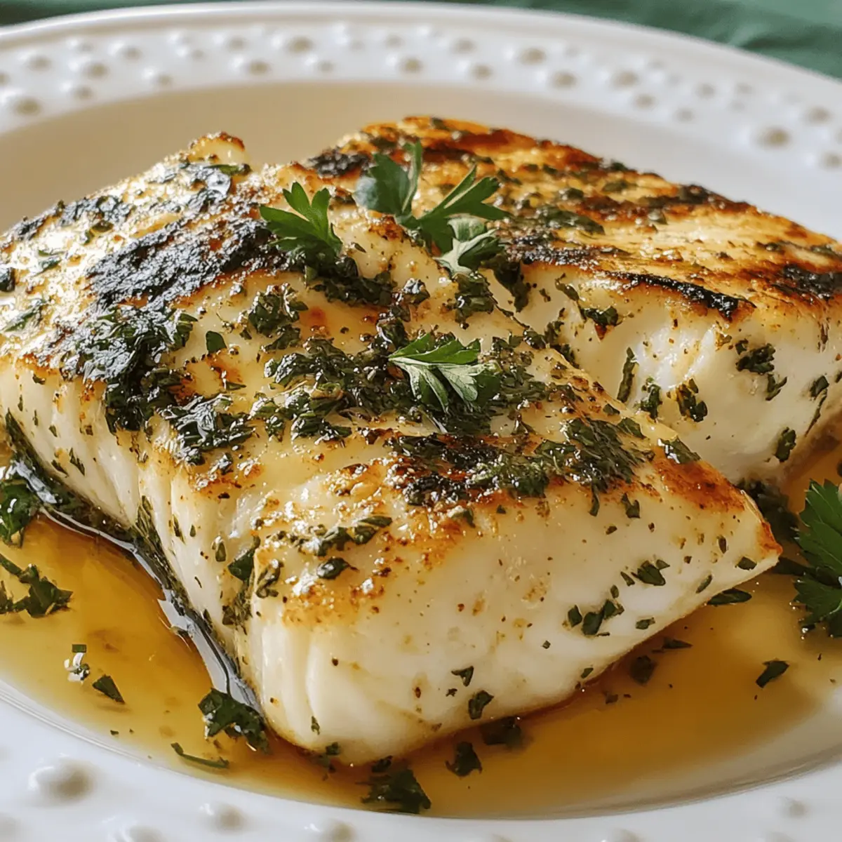 Easy Healthy Grilled Halibut with Herbs: Delicious Flavor