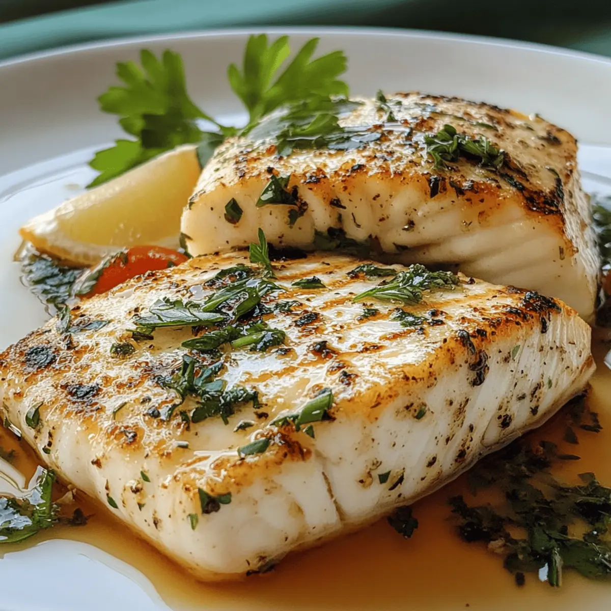 Easy Healthy Grilled Halibut with Herbs: Delicious Flavor