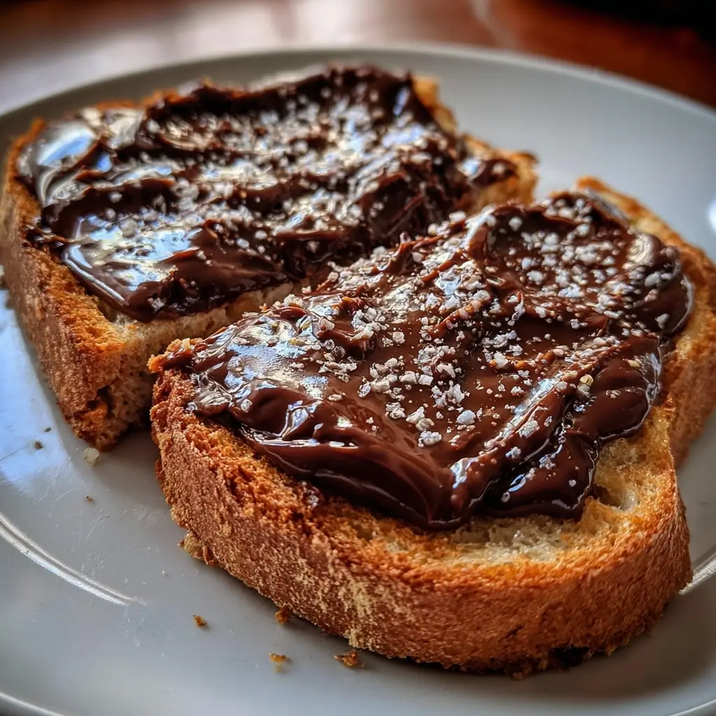 Quick Choco-Date Spread on Toast - OurKitchenRecipe.com