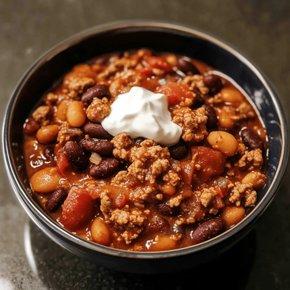 Ultimate Comforting Hearty Turkey Chili with Beans Recipe