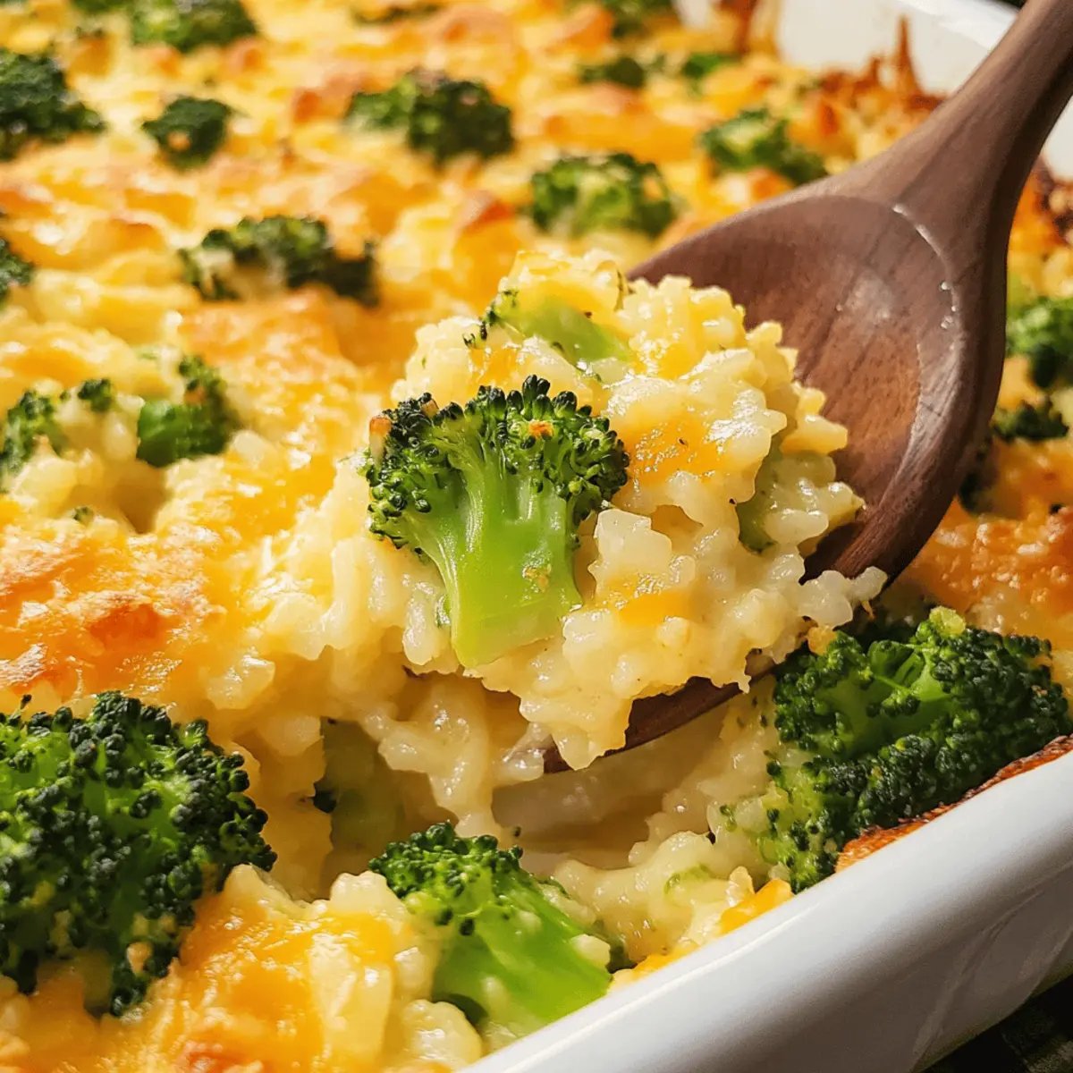 Easy Irresistible Cheesy Broccoli Rice Bake