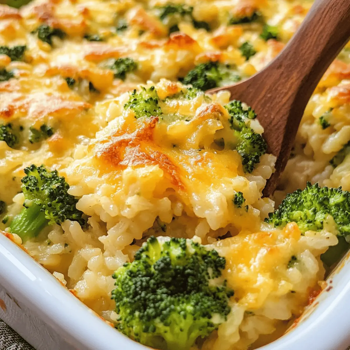 Easy Irresistible Cheesy Broccoli Rice Bake