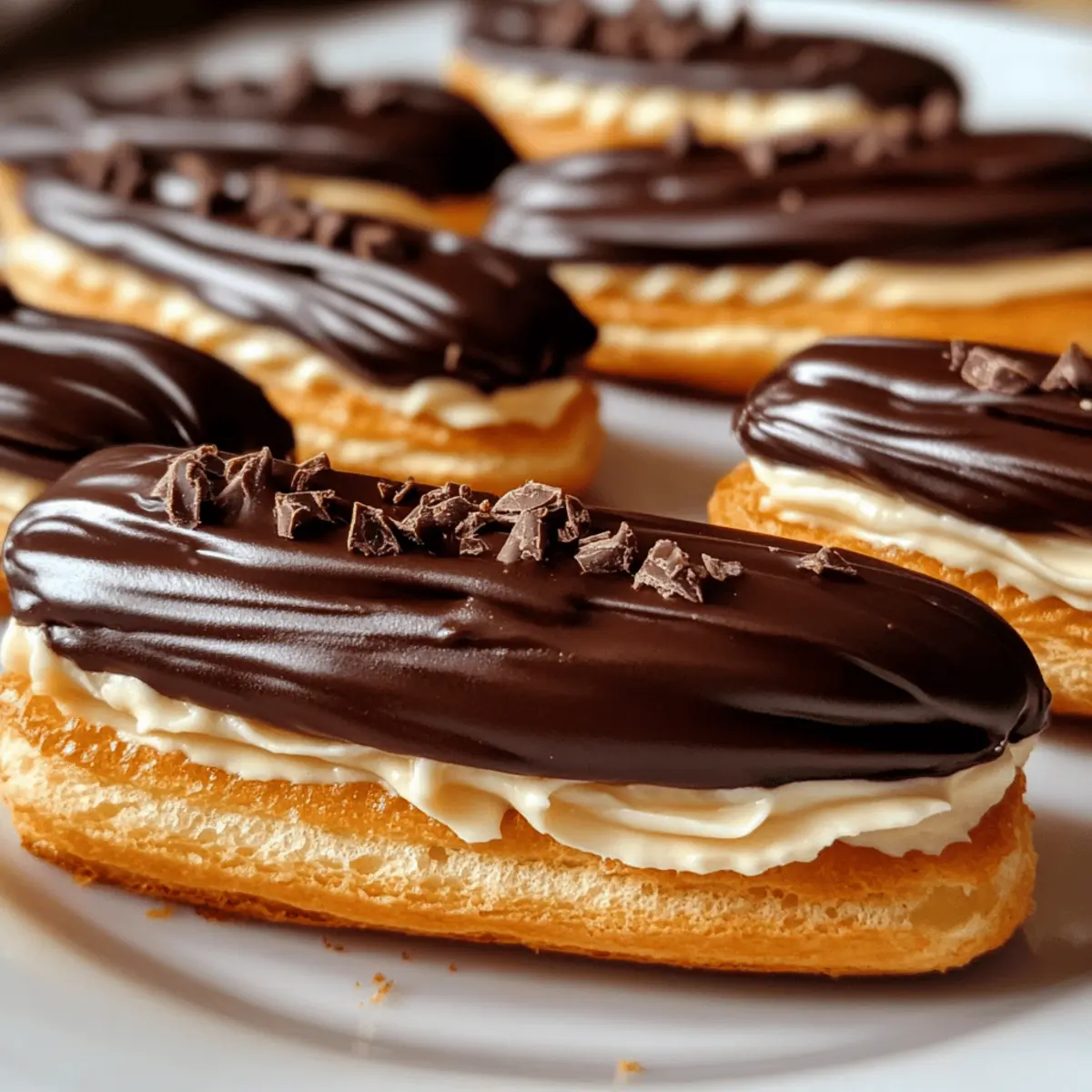 Easy Chocolate Éclairs Recipe: Irresistible Creamy Dessert