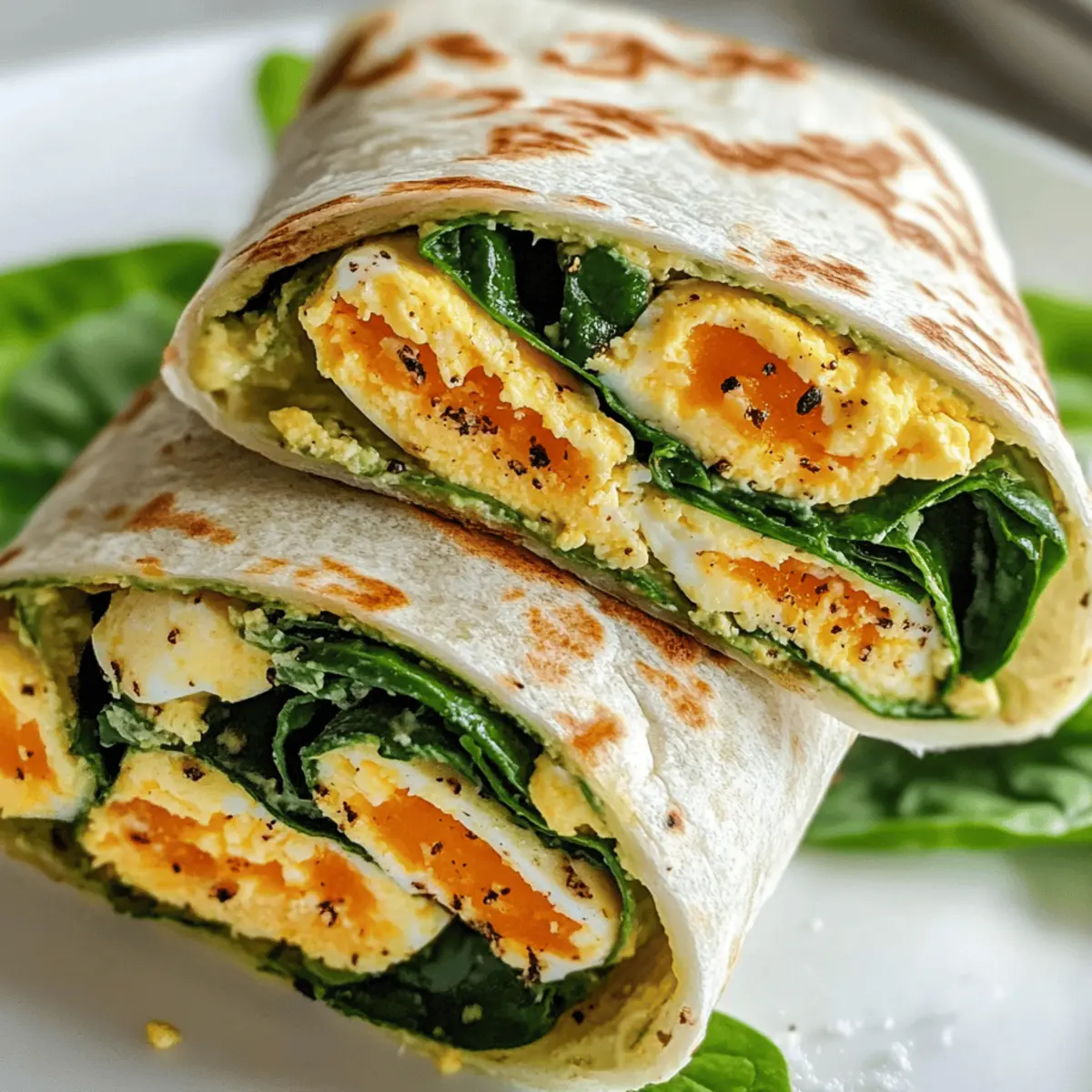 Easy Egg & Spinach Wrap: Irresistible Delicious Breakfast