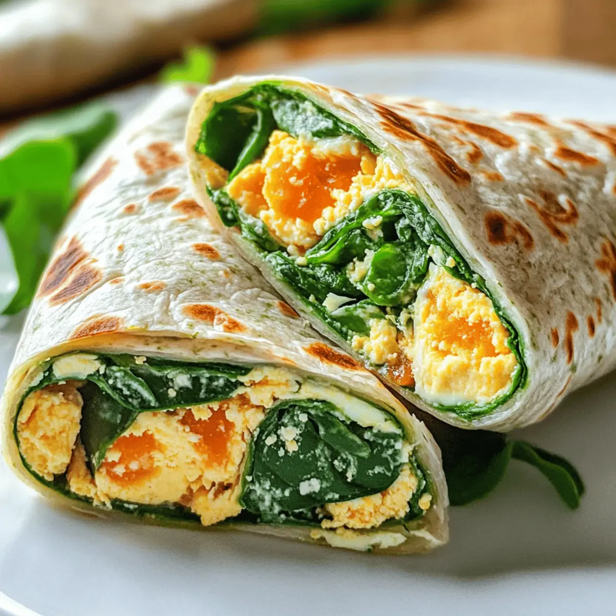 Easy Egg & Spinach Wrap: Irresistible Delicious Breakfast
