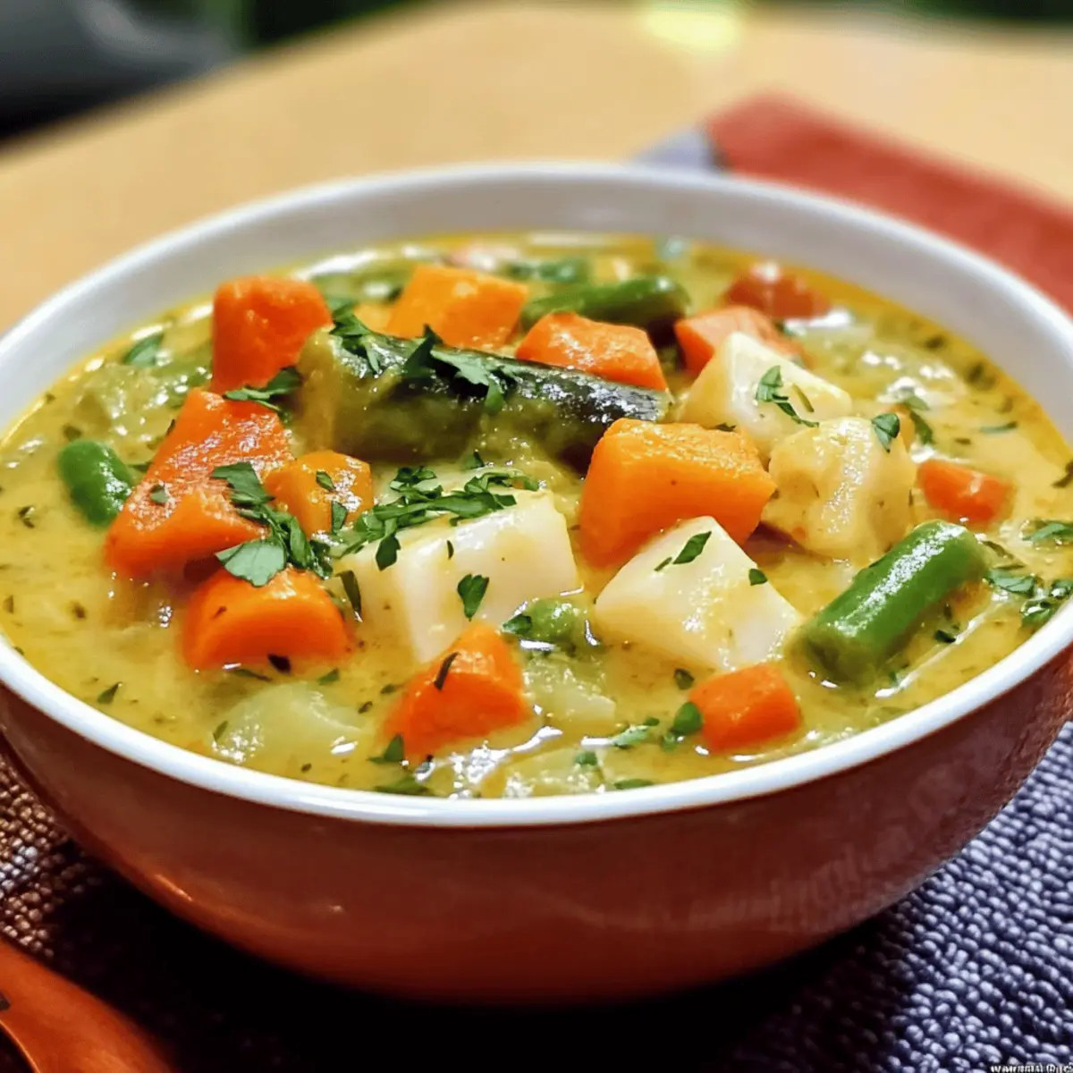 Easy Vegetable Coconut Stew That Warms Your Soul in Minutes
