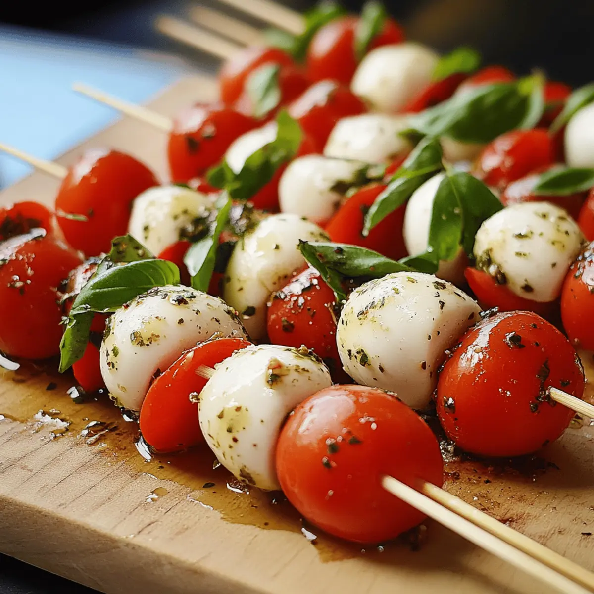 Ultimate Fresh Caprese Salad Skewers: Delicious, Juicy Appetizer