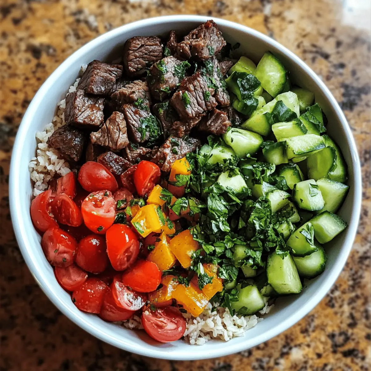 Irresistible Mediterranean Beef Bowl Recipe: Juicy & Flavorful