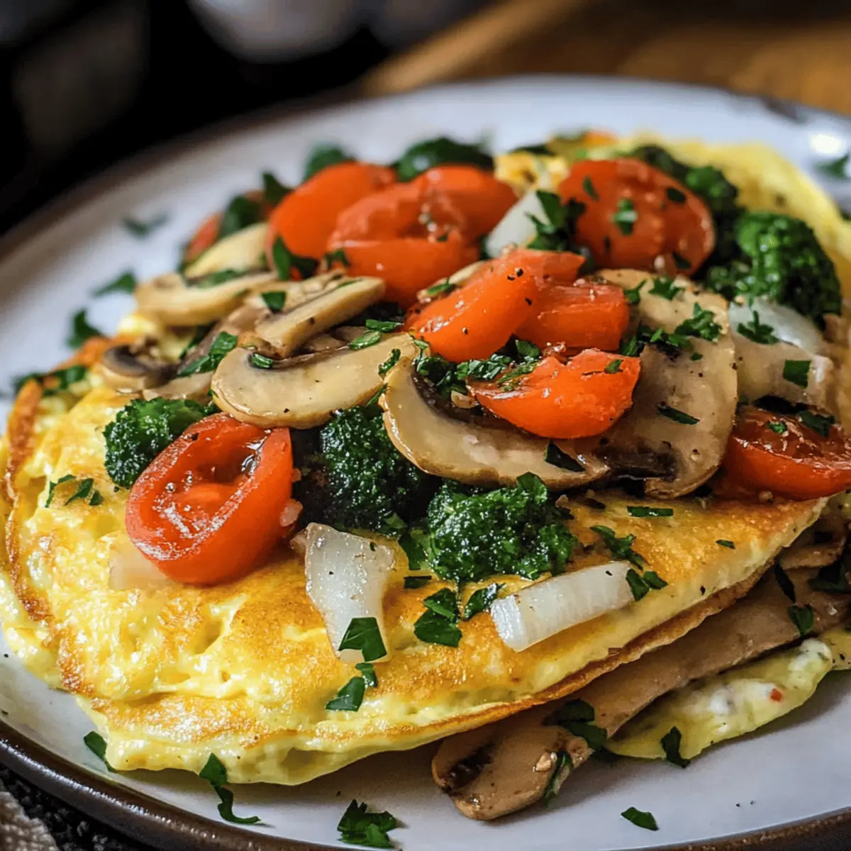 Easy Savory Veggie Omelet Recipe for a Delicious Morning