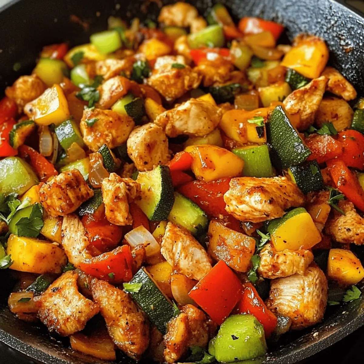 Ultimate Spicy Chicken and Veggie Skillet: Juicy, Delicious Dinner