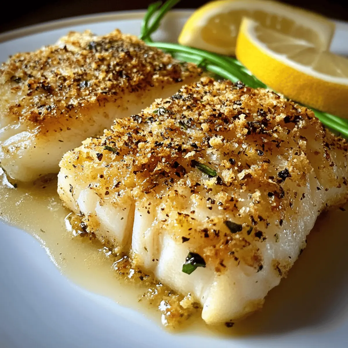 Easy Delicious Herb-Crusted Cod with Lemon for Crispy Dinners