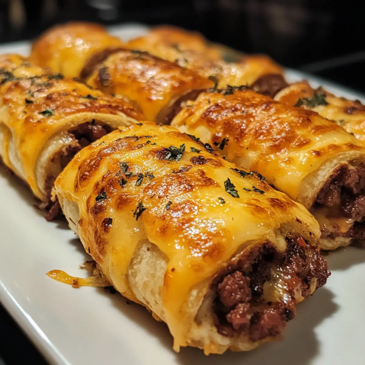 Easy Irresistible Juicy Beef and Cheese Roll-Ups