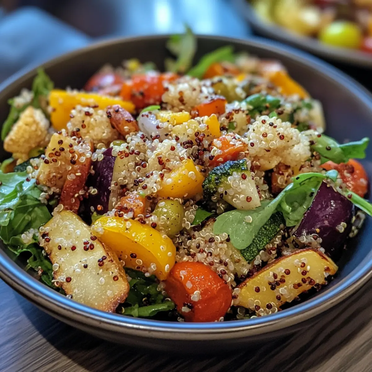 Easy Quinoa and Roasted Veggie Salad – Irresistible & Zesty