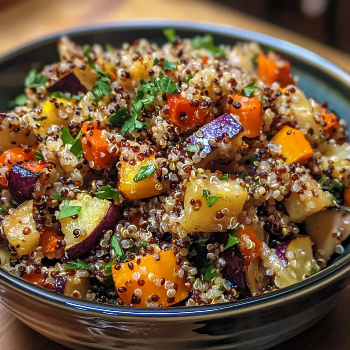 Easy Quinoa and Roasted Veggie Salad – Irresistible & Zesty